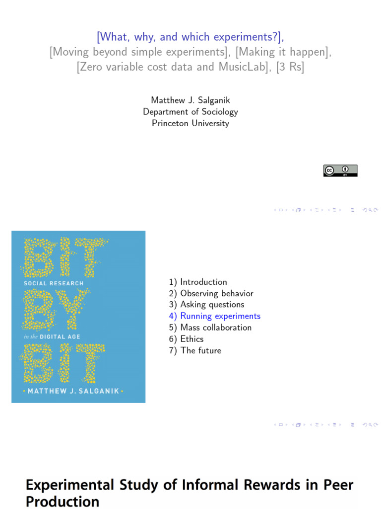 01 What Why Which Experiments | PDF | Experiment | Science