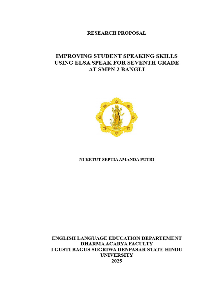 Ni Ketut Septia Amanda Putri | PDF | Learning | Fluency