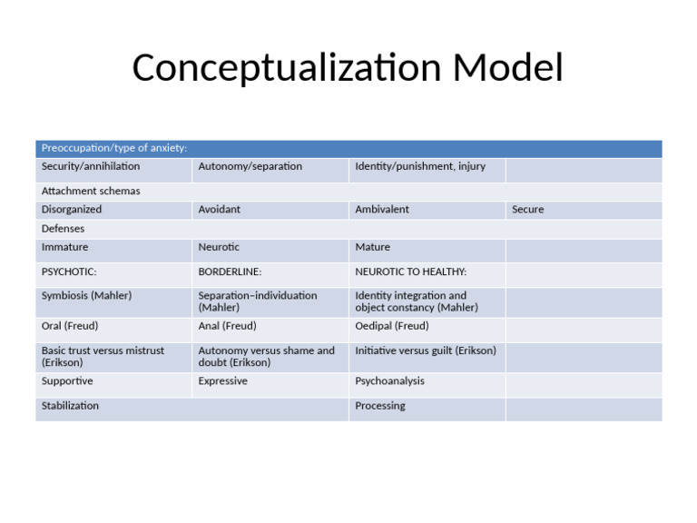 Conceptualization Model Presentation Formatted | PDF