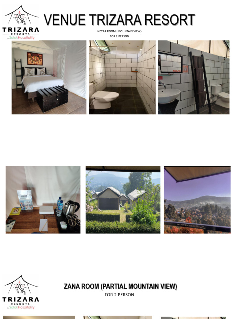 Trizara Resort Room Options & Amenities | PDF