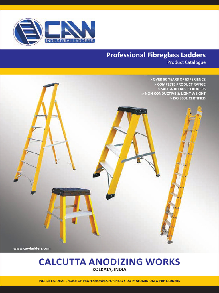 FRP Ladder Product Catalogue | PDF | Fibre Reinforced Plastic | Ladder
