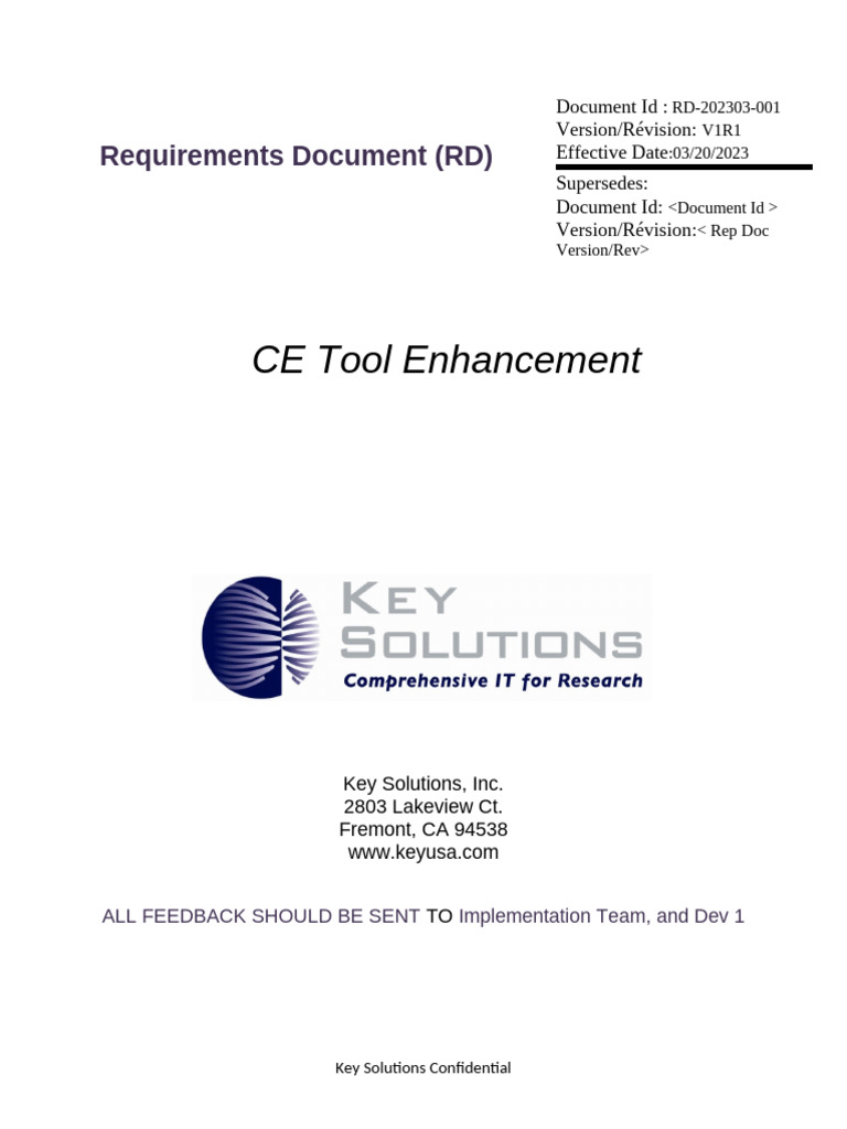 Requirements Document | PDF | Microsoft Excel | Computer File