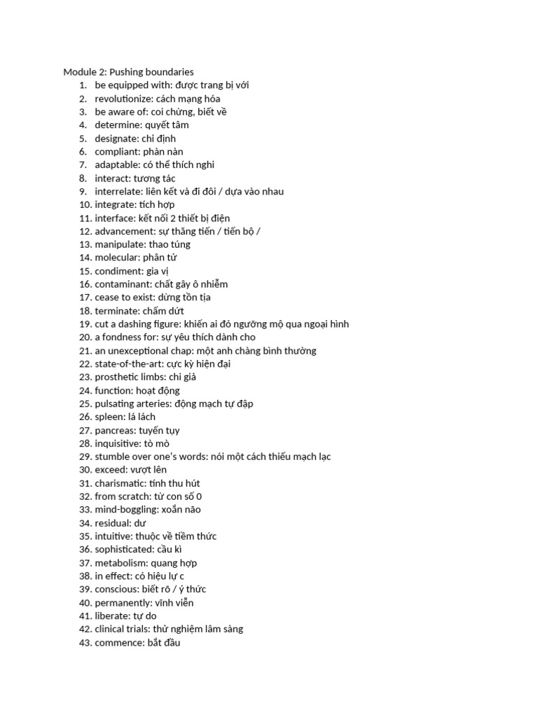Module 2 Pushing Boundaries | PDF