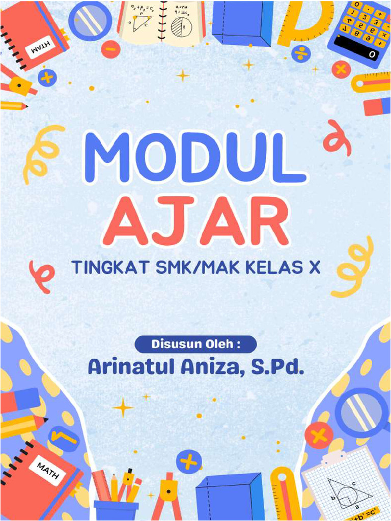 Modul Ajar Matematika Kelas X TP 2425-1 | PDF