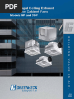 Greenheck CSP-A390-VG Inline Fan Cut Sheet | PDF | Electric Motor ...