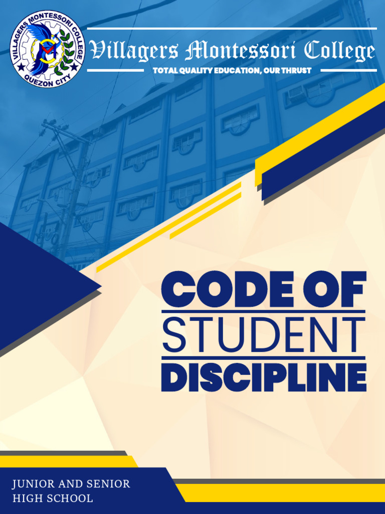 Basic Education Department Code of Student Discipline Junior and Senior ...