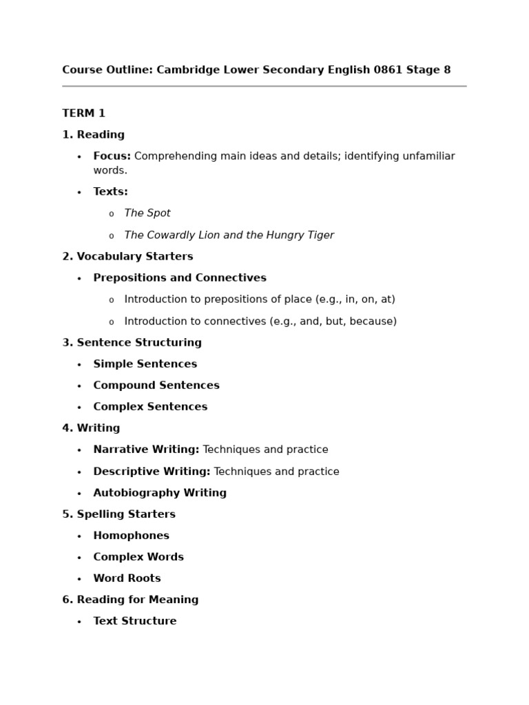 Cambridge Lower Secondary English | PDF | English Language | Reading ...