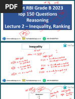 Inequality Questions For Bank Exams | PDF | Mathematics