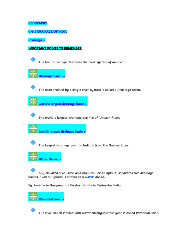 India's River Systems Overview | PDF | Indus River | River