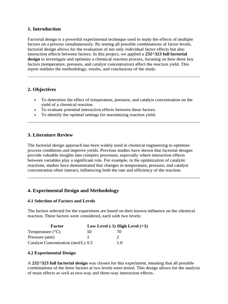 Factorial Design | PDF | Analysis Of Variance | Scientific Method