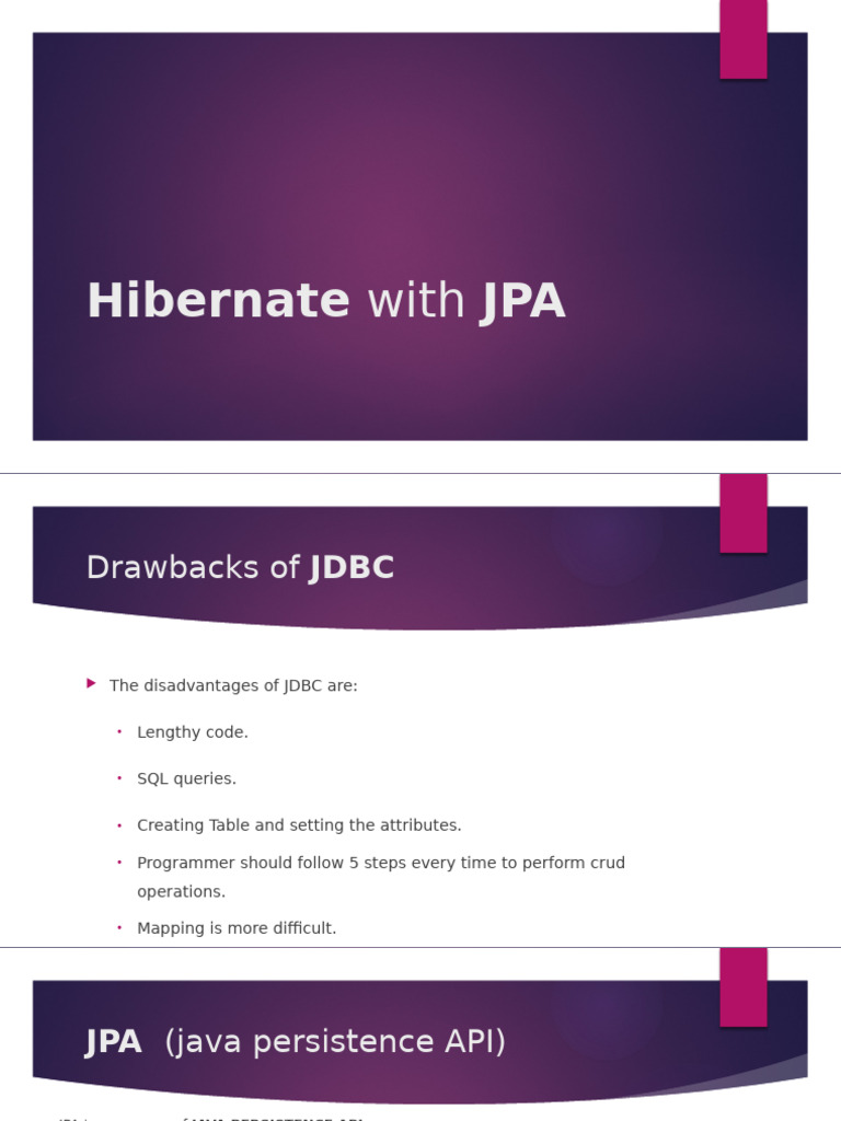 Hibernate With JPA | PDF | Databases | Information Technology Management