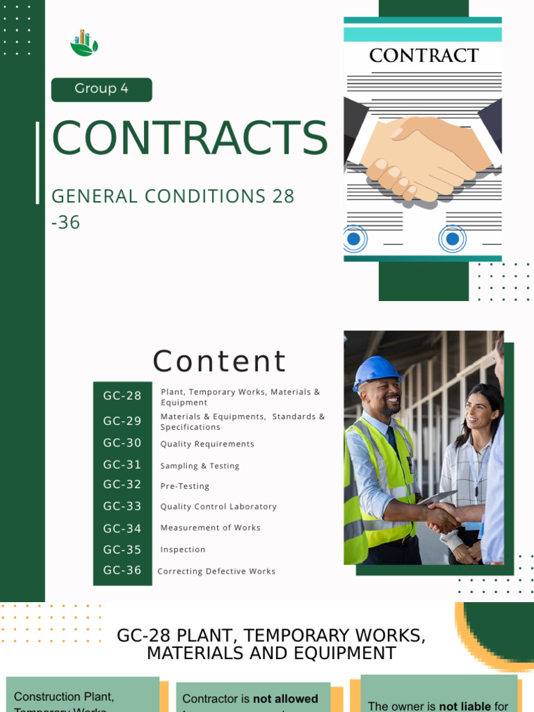 CONTRACTS GROUP 4 | PDF | Specification (Technical Standard) | Design