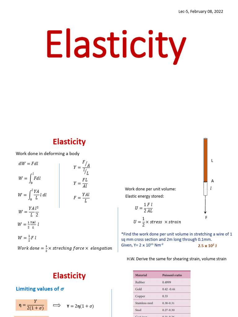 Lec-5 | PDF | Elasticity (Physics) | Building Engineering