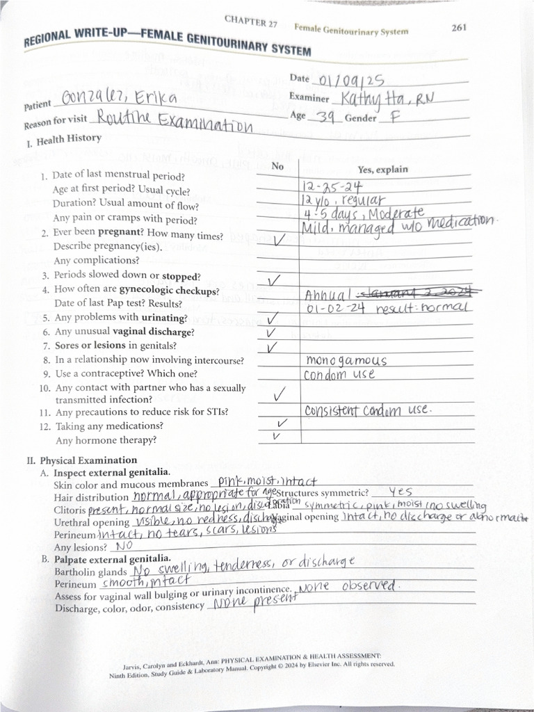 CHAPTER 27 Female Genitourinary System | PDF