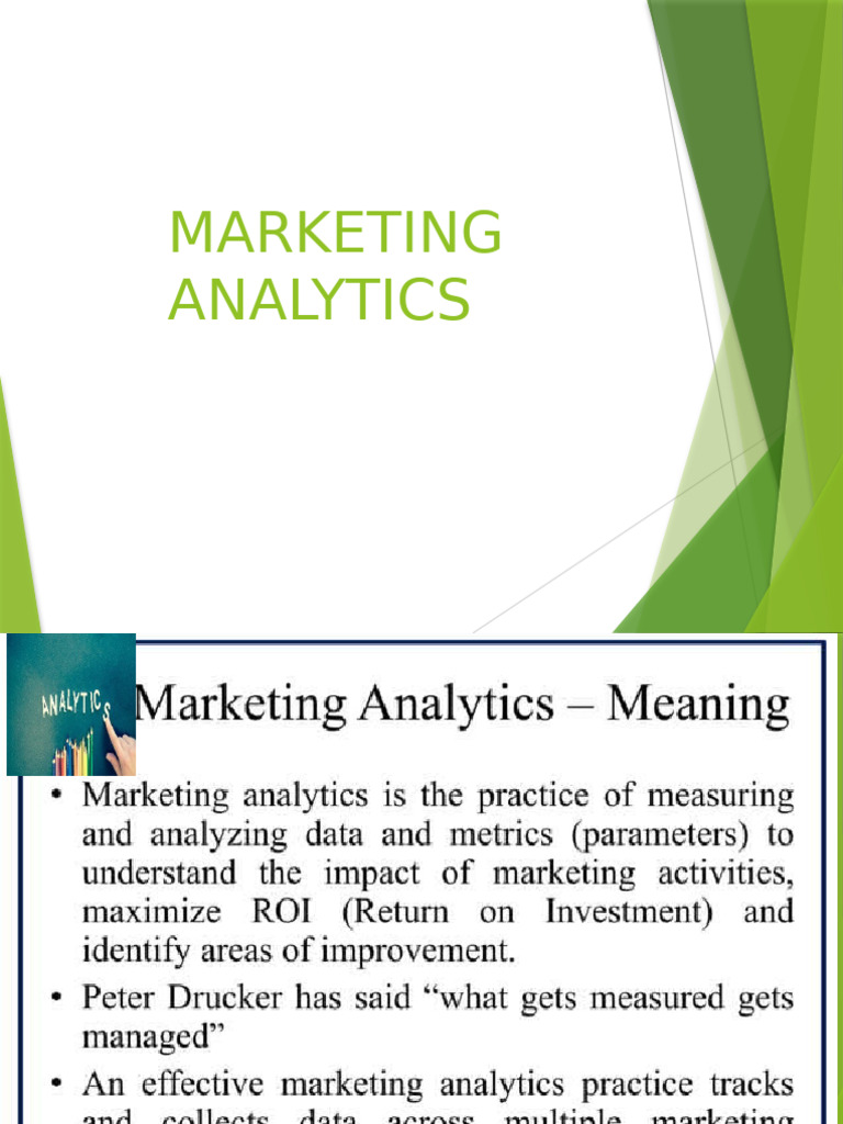Unit I-Marketing Analytics | PDF