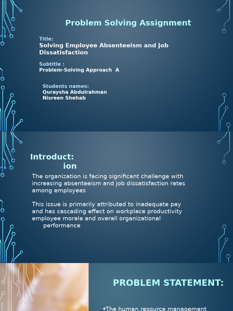 Assignment (1) | PDF | Job Satisfaction | Employee Retention