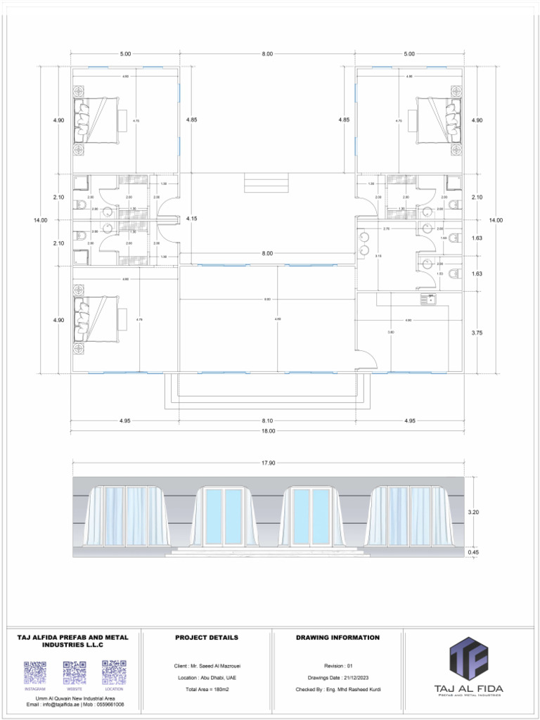 MR - Saeed Al MAzrouei Proposal 180m2 Rev 01 - Compressed | PDF