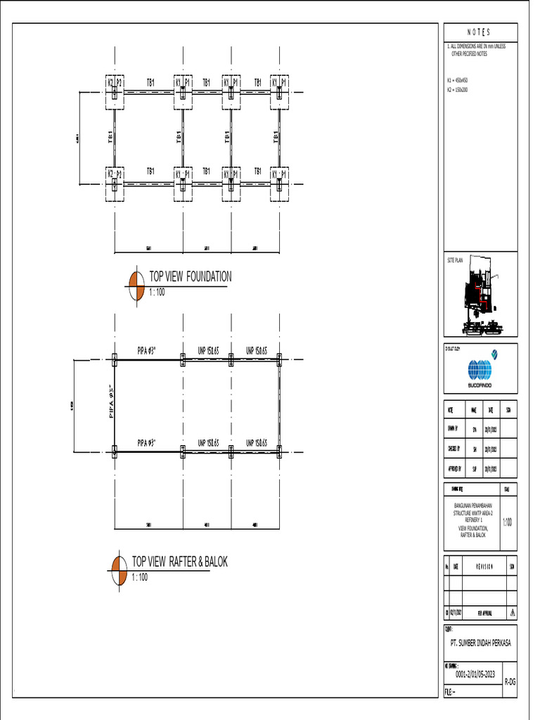 WWTP Area-2 Structure Plans | PDF | Tools | Equipment