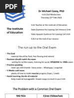 Leaving Cert Irish Essay Writing Guide | PDF | Semiotics | Semantics