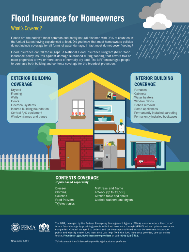 Fema - Homeowners Insurance Infographic - 11 2021 1 | PDF | Home ...