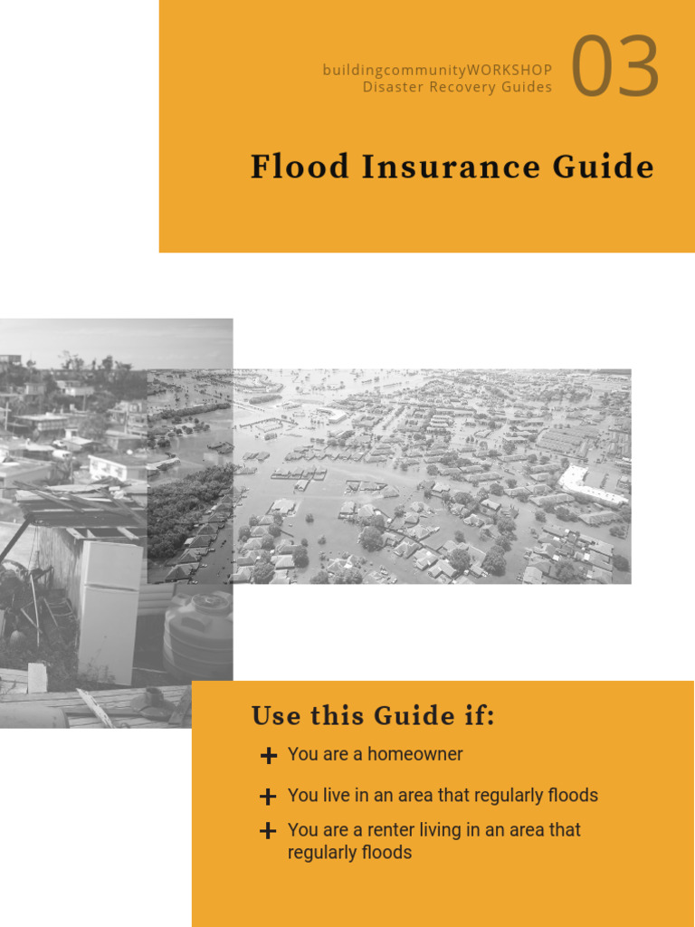 Flood Insurance Guide Pdf Insurance Home Insurance