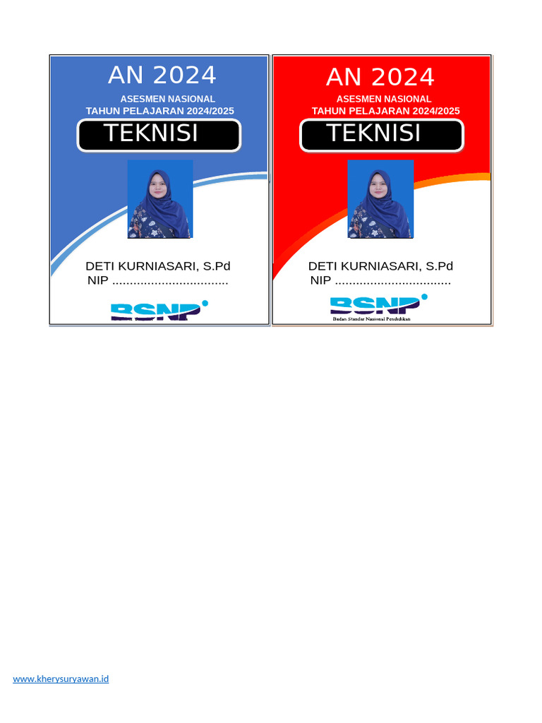 ID Card Teknisi Anbk Model Terbaru- Www.kherysuryawan.id (1 ) | PDF