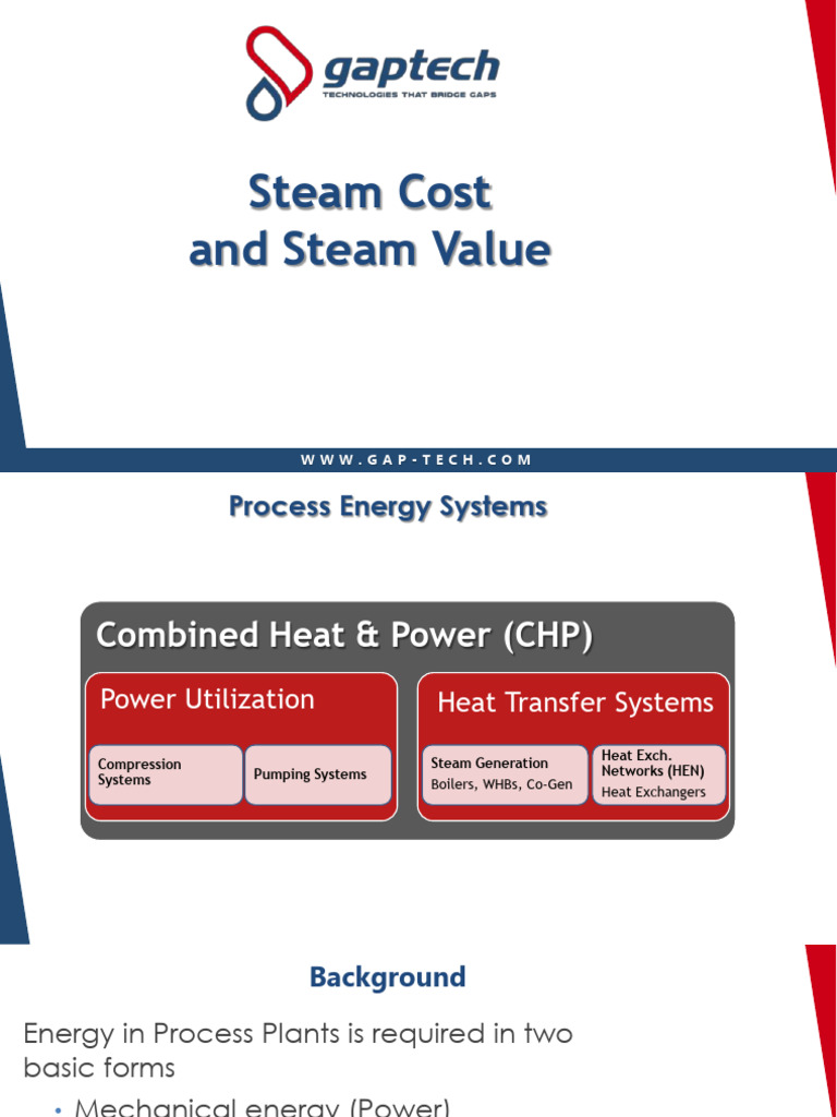Guest Instructor - Steam Cost & Value | PDF | Cogeneration | Mechanical ...