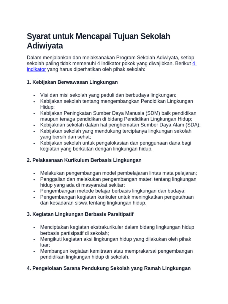 adiwiyata | PDF