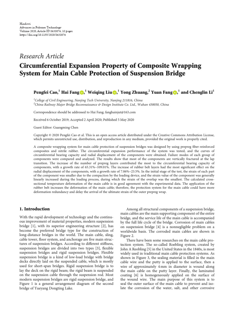 Circumferential Expansion Property of Composite WR | PDF | Composite ...