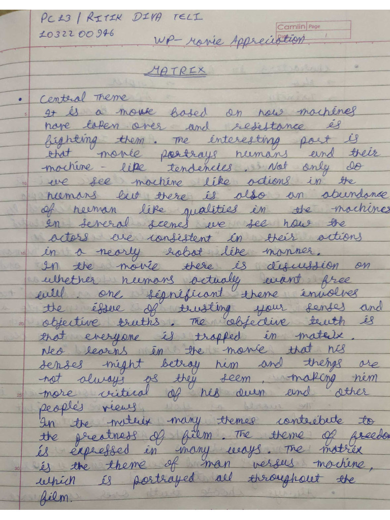 WP - Movie Appreciation | PDF