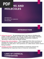 General Chemistry Chapter 2 | PDF | Chemistry | Molecules