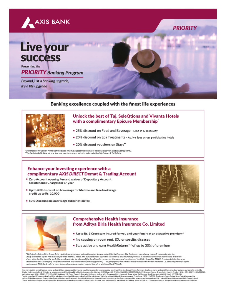 PRIORITY One Pager Sep'24 | PDF | Transaction Account | Banks