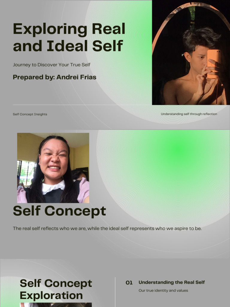 Real and Ideal Self Concept | PDF
