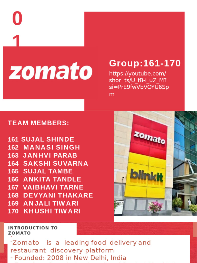 161-170 MA PPT (Zomato) | PDF