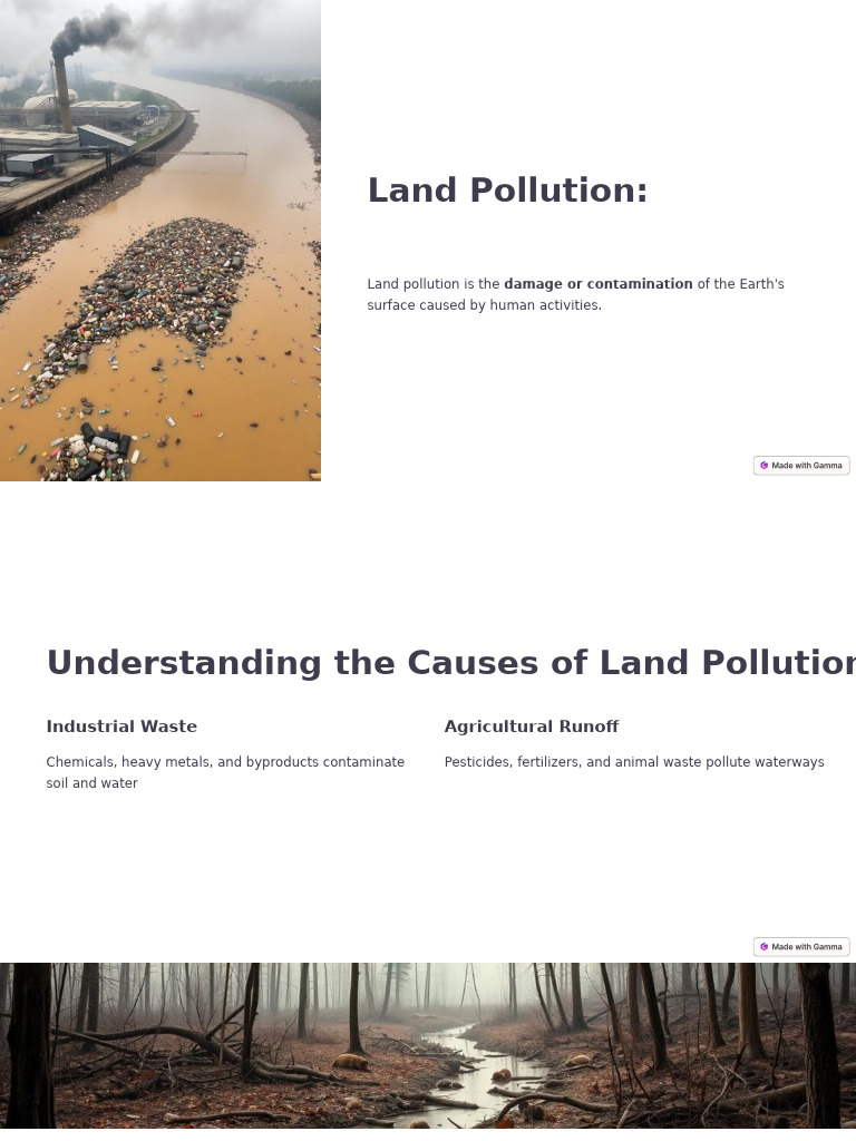 Land Pollution - SN | PDF