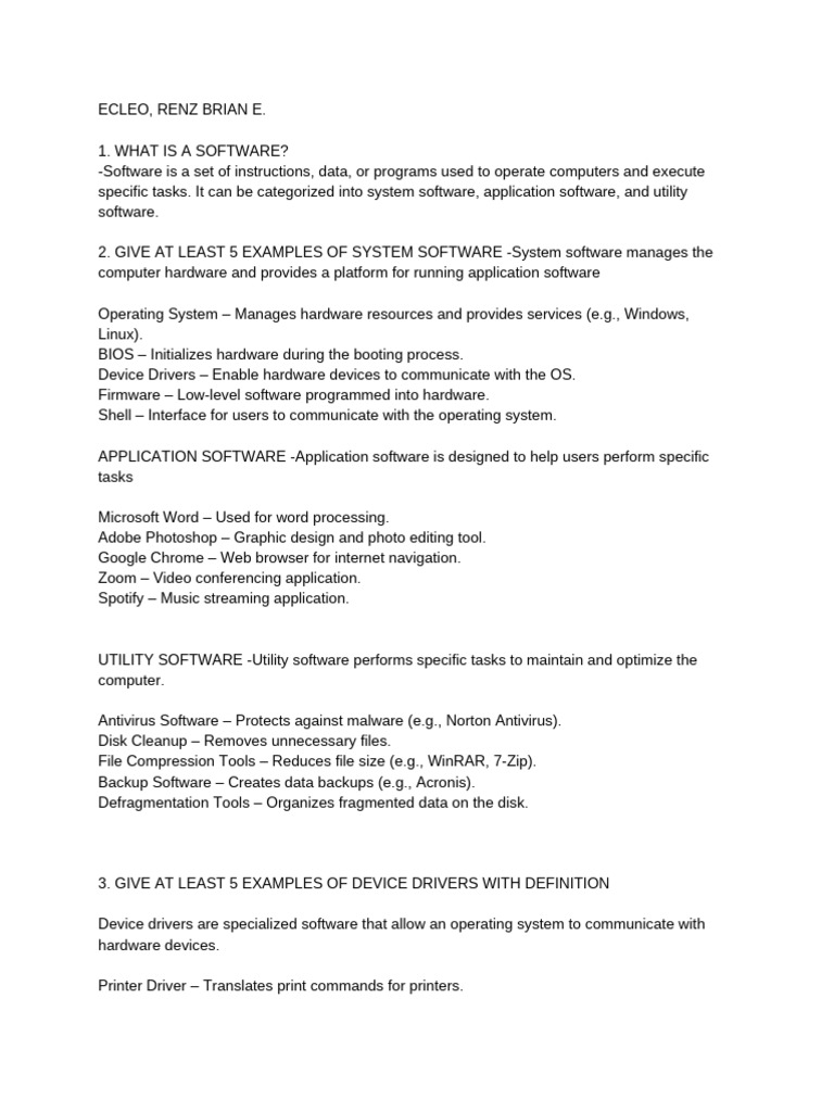 Activity 3 ECLEO, RENZ BRIAN E | PDF