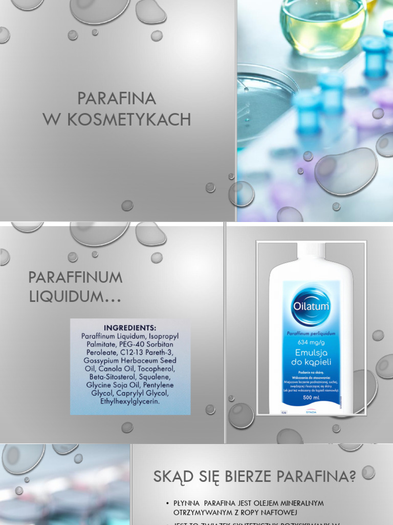 PARAFINA W KOSMETYKACH | PDF
