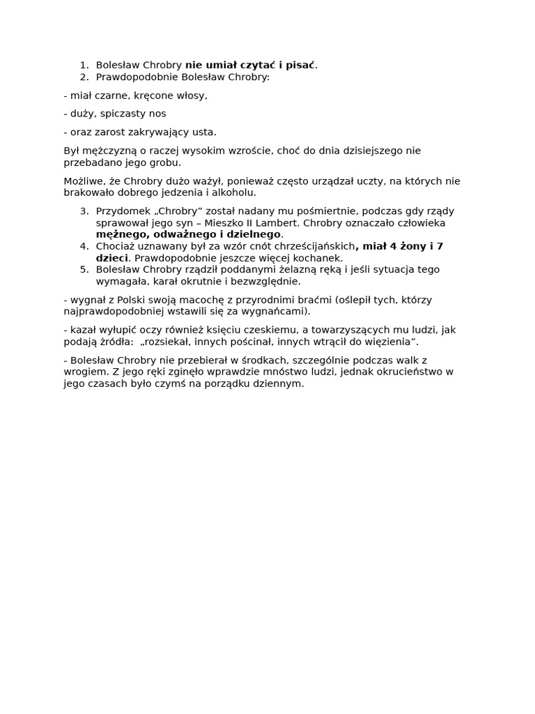 Bolesław Chrobry | PDF
