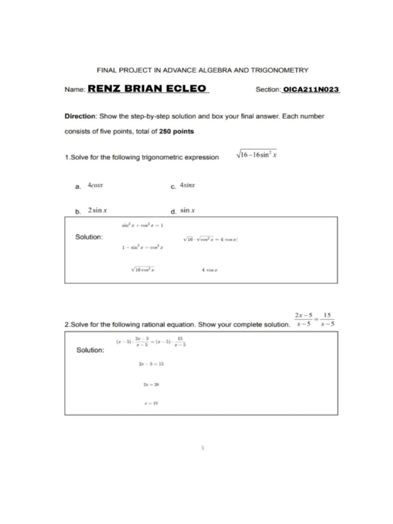 Final Project-Ecleo | PDF