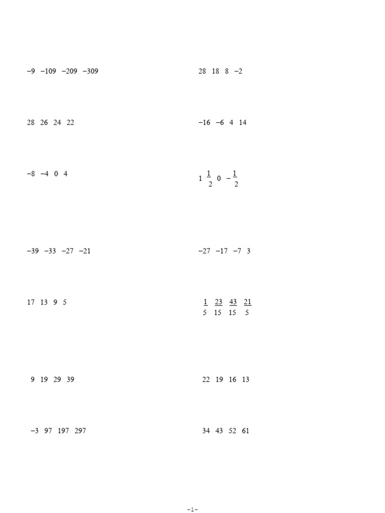 Arithmetic and Geometric Sequences WW | PDF | Mathematics ...