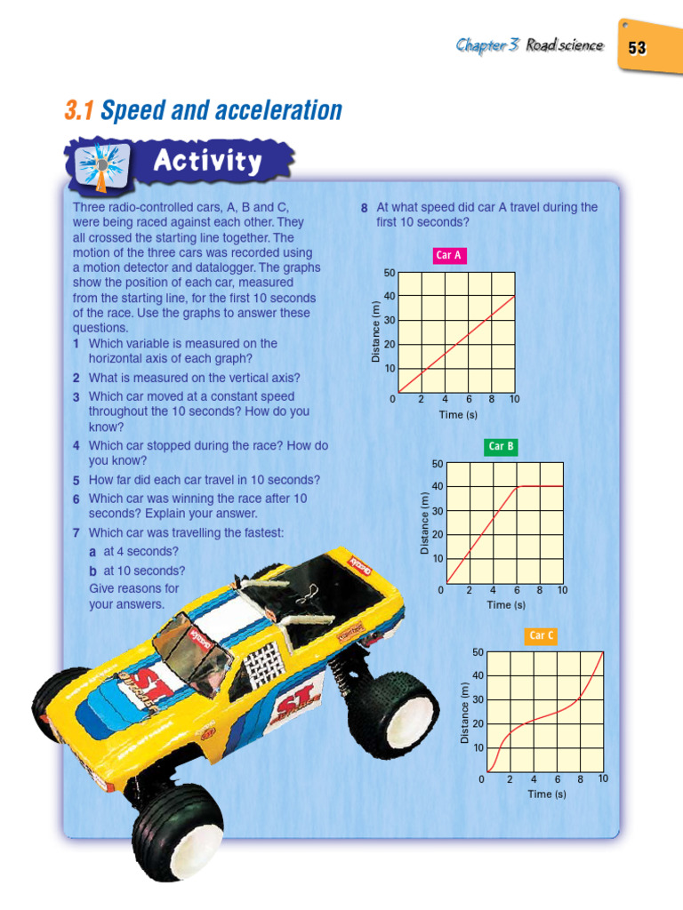 Worksheet - Speed and Graphs | PDF | Speed | Distance
