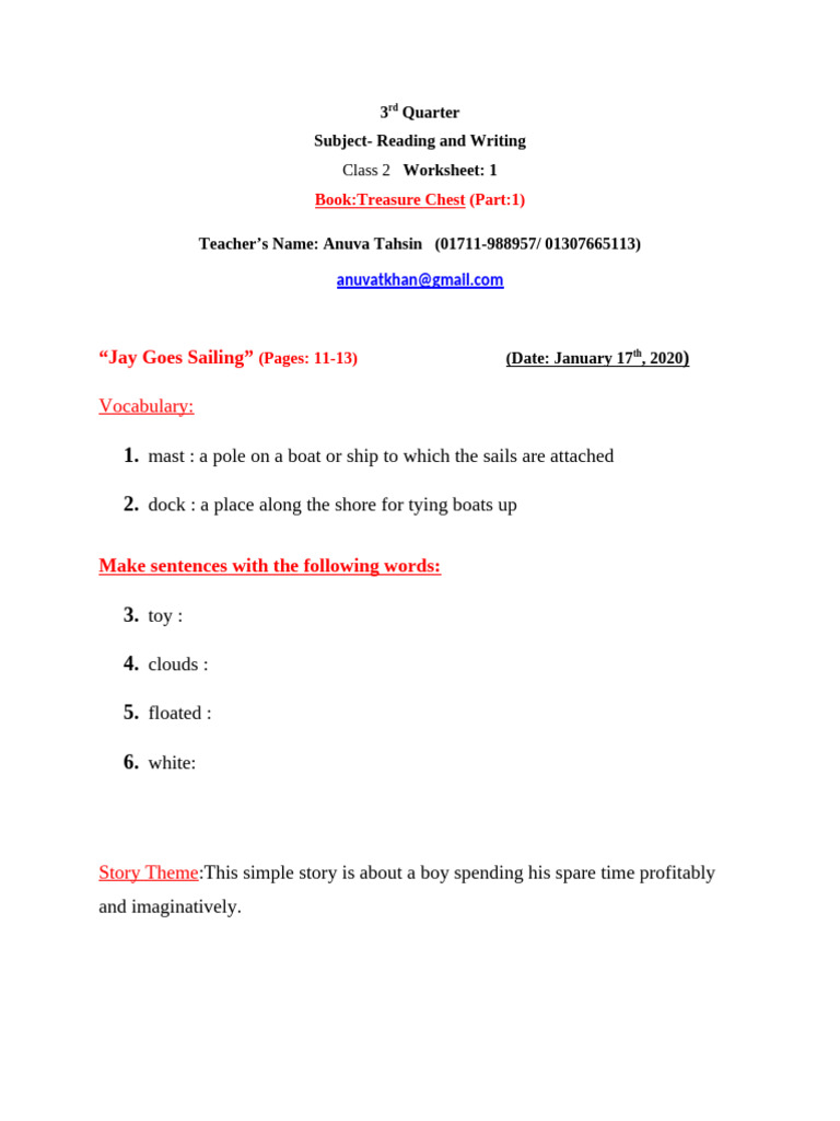 Ws 1 With Answer Sheet Pdf