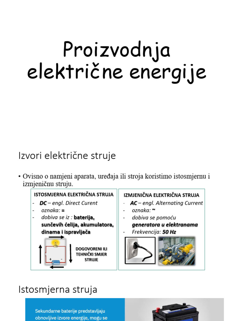 Električna Energija | PDF