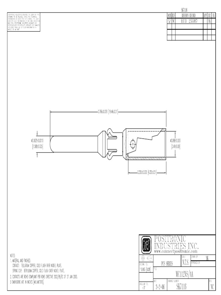 Positronic - mc112ns - Aa Code Ifs 66955 | PDF