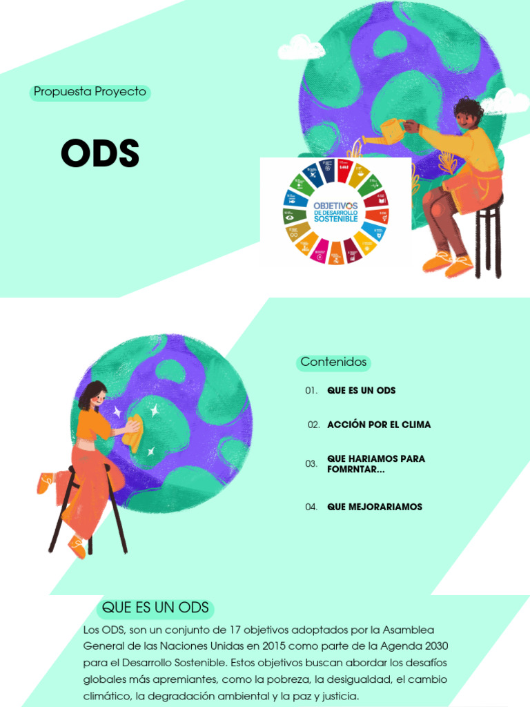 Presentación ODS | PDF | Cambio climático | Sustentabilidad