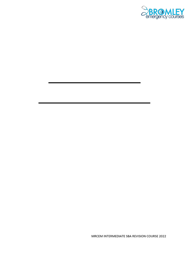 Paper 1 Exam | PDF | Elbow | Emergency Department