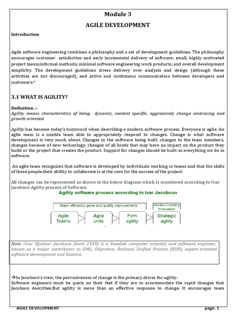 Module3to5 SE&PM | PDF | Agile Software Development | Scrum (Software Development)