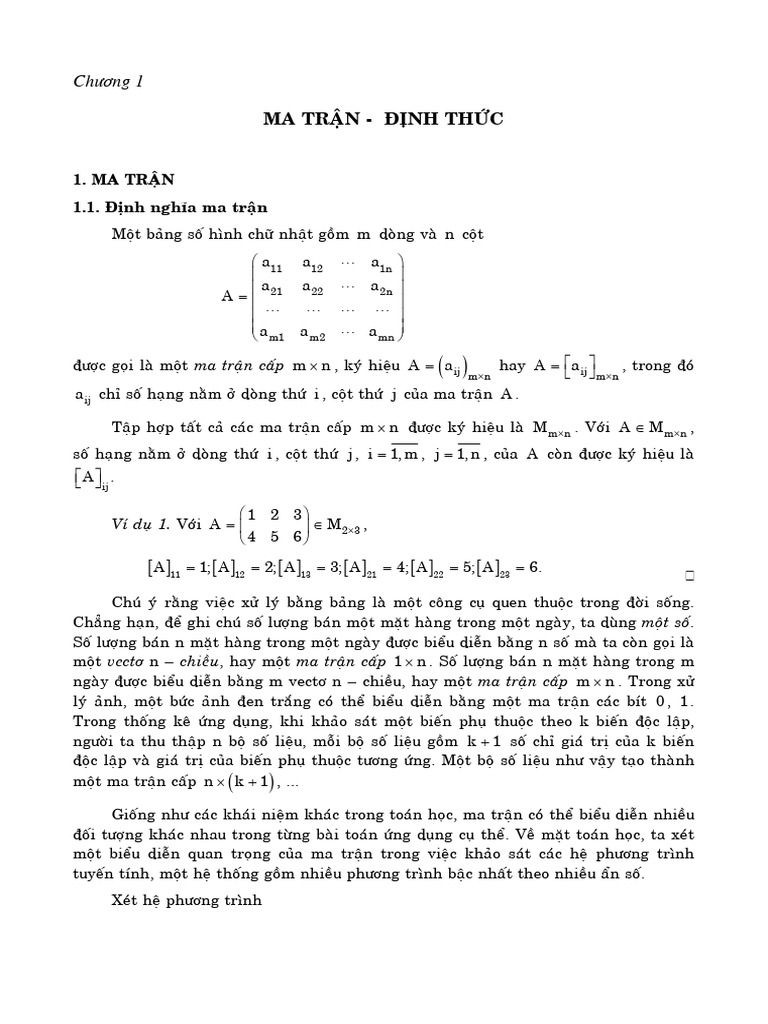 Chuong 1 | PDF