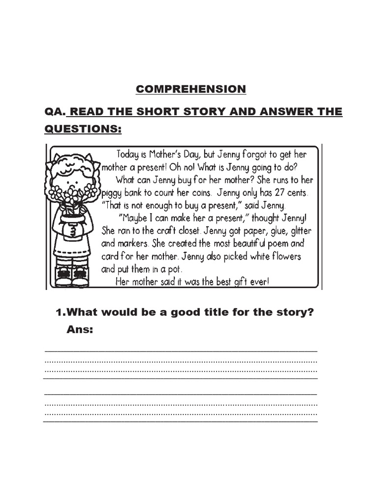 Tuesday Comprehension 70 To 71 With Answers) | PDF