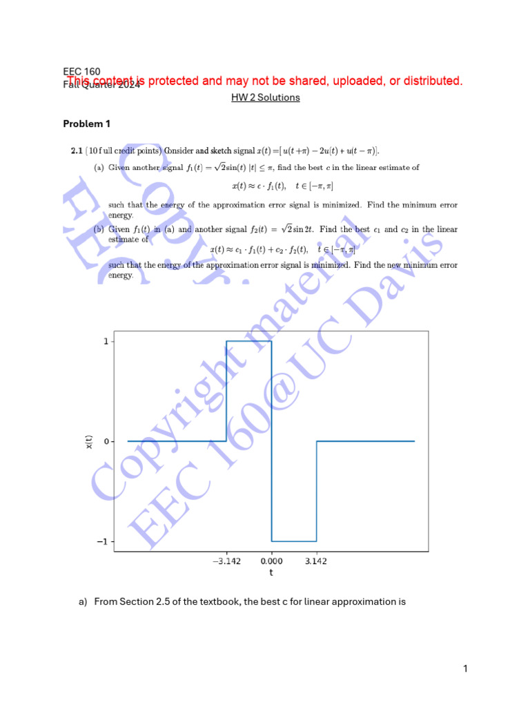 HW2 Solutions updated v2-已解锁 | PDF | Applied Mathematics | Mathematical Analysis